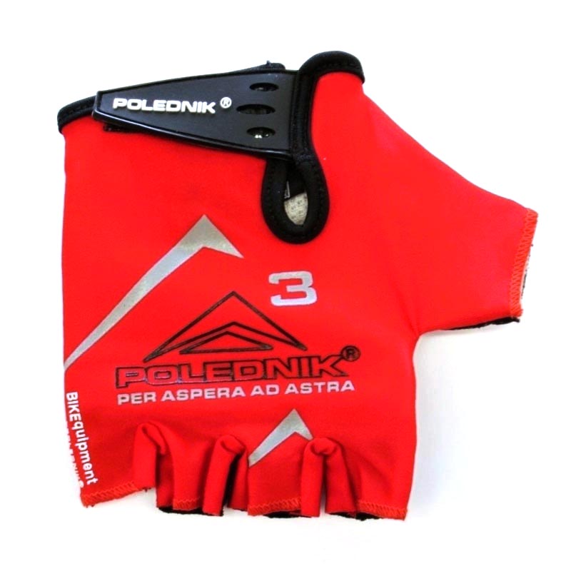 Rukavice Cyklo F-3 červená | bike4u.cz